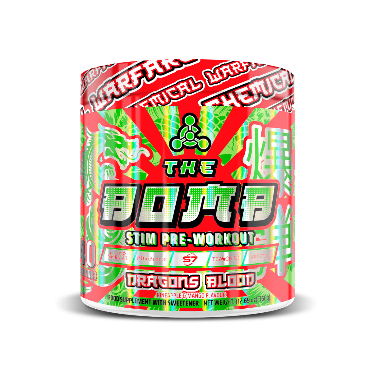 The Bomb™ Pre-workout 40 Servings – Chemical Warfare