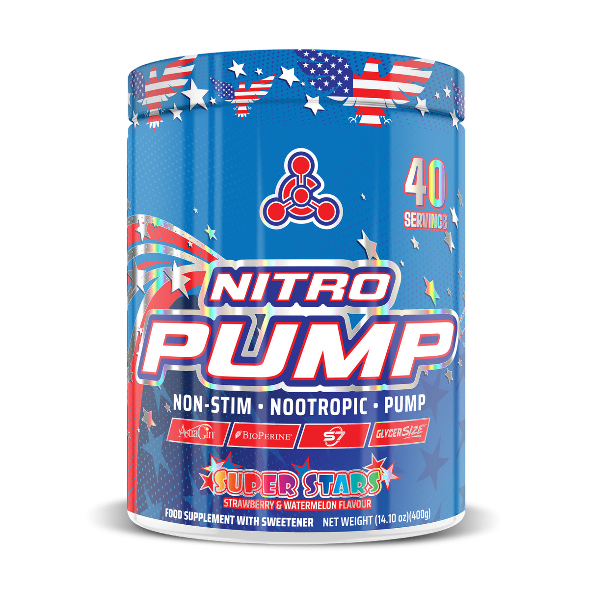 Nitro Pump™ Non Stim - Nootropic - Pump 40 Servings – Chemical Warfare
